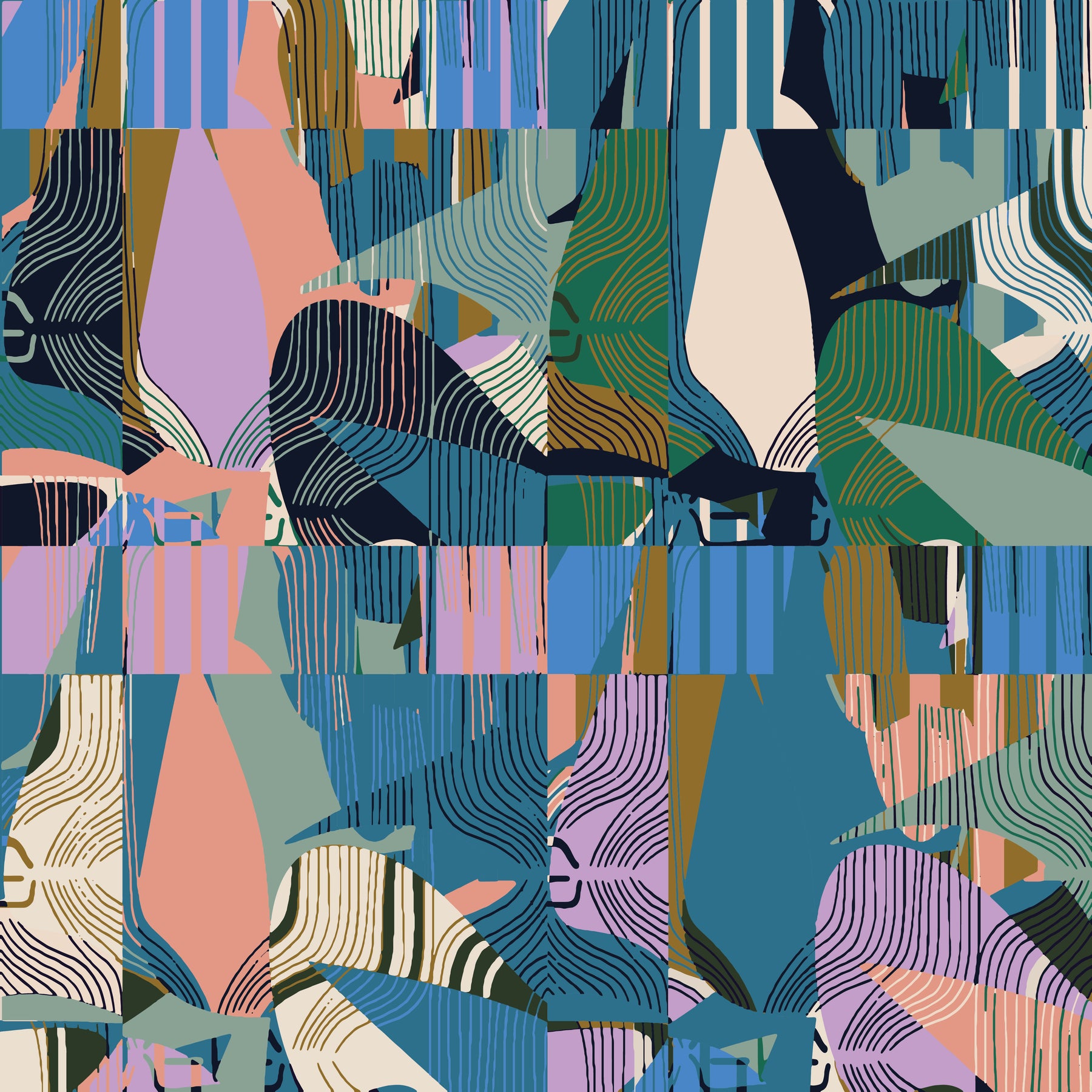 Basil Bright Wallpaper – Kristy Stafford