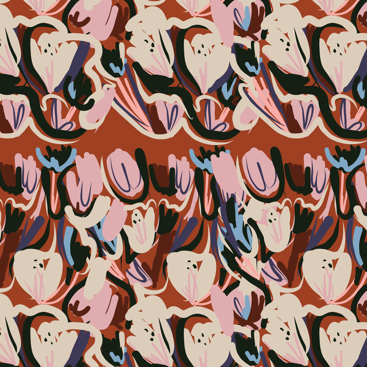 Grace Rust Wallpaper – Kristy Stafford